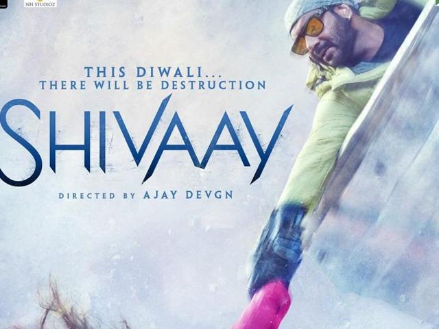 Shivaay new posters: Ajay Devgn and his mid-air romantic adventure ...