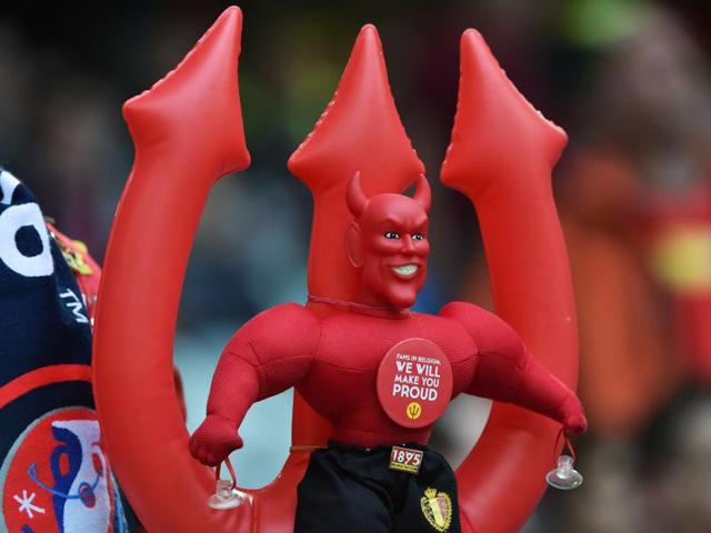 Euro 2016: Welsh flag flies high as Red Devils Belgium crash out ...