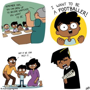 A satirical web comic on things that happen only in India | Hindustan Times