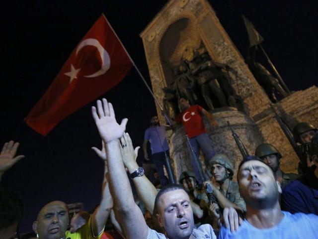 Celebrations in Damascus after Turkish army ‘takes power’ | World News