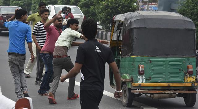 In pics: Auto, taxi strike cripples life in Delhi | Latest News Delhi