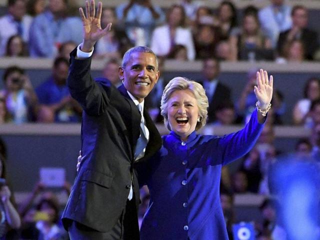 Obama rallies party around Hillary Clinton with powerful speech ...