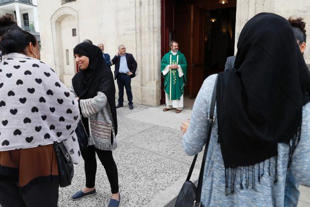 Muslims go to Catholic Mass across France to show solidarity | World News