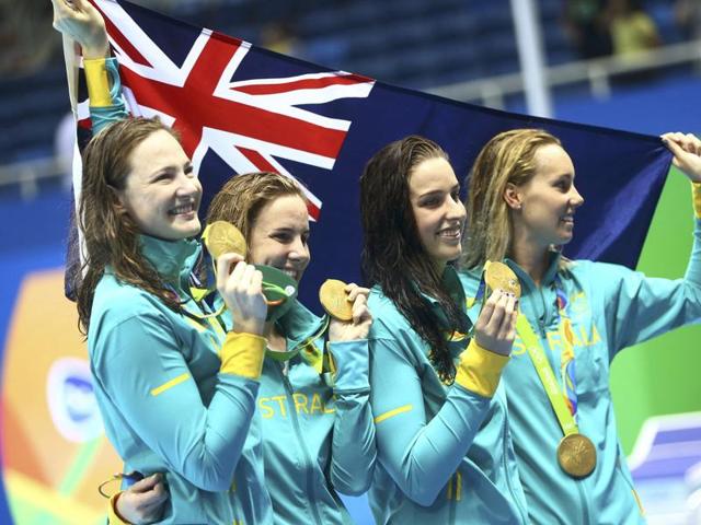 Stars of the day: Australia’s record breaking women’s swimmers team ...