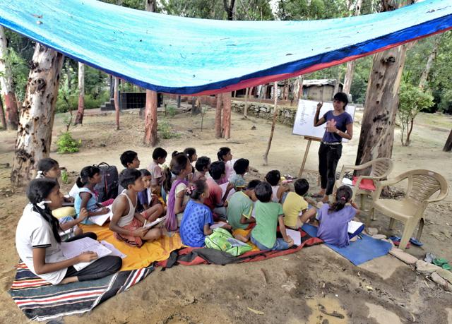 In pics: From flyovers to parks, Delhi’s unsung teachers make a school ...