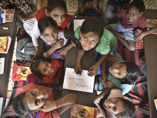 In pics: From flyovers to parks, Delhi’s unsung teachers make a school ...