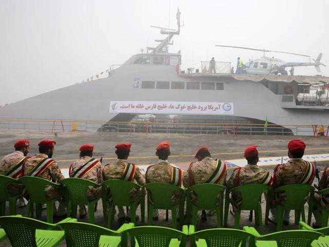 Iran unveils new helicoptor-carrying ship amid rising tensions with US ...