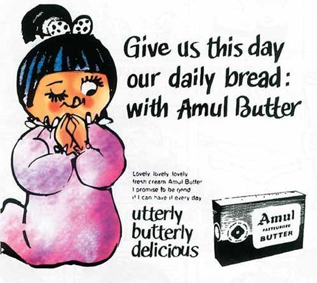In pics | Fifty years on, Amul’s ‘utterly butterly’ girl is still a ...