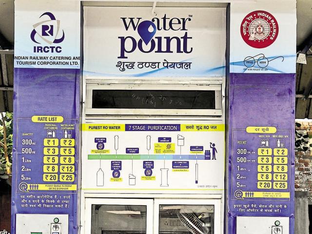 Water-vending machines installed at Ludhiana railway station ...