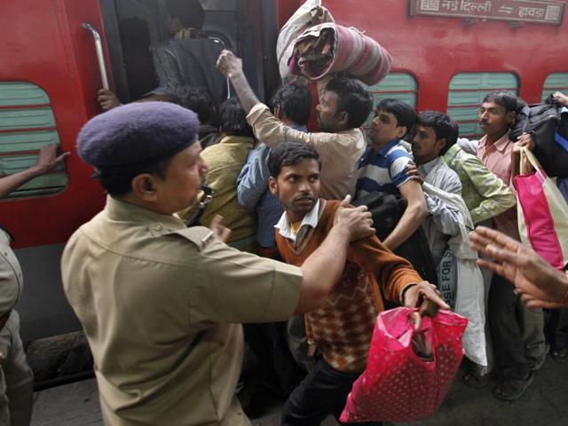 Railway police amp up security for home-bound Bihari workers during ...