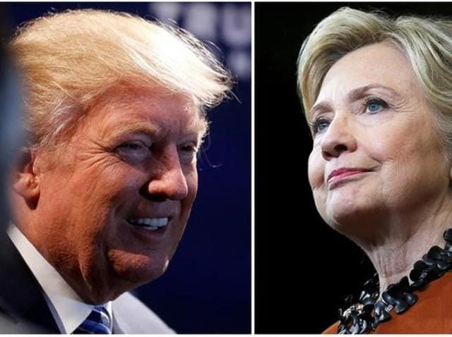 In final push, Clinton, Trump target two different Americas | Hindustan ...