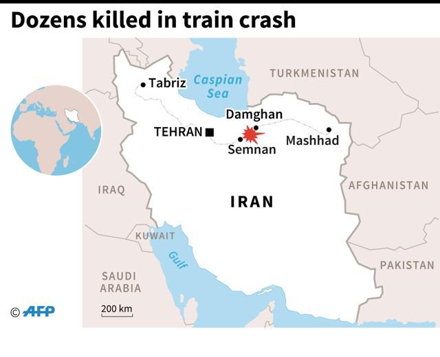 44 people dead and dozens injured as two trains collide in Iran | World ...