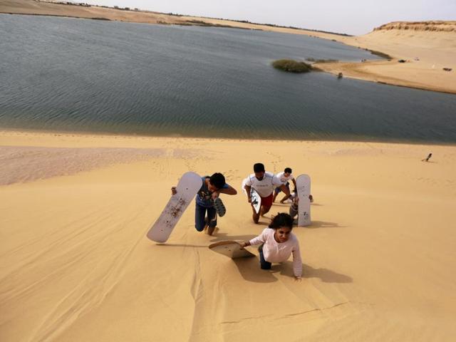 Sandboarding in Egypt’s Wadi el-Rayan Fayoum | Hindustan Times