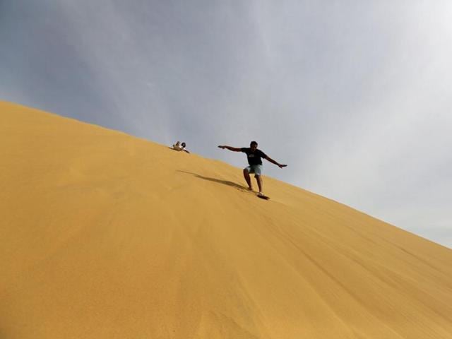 Sandboarding in Egypt’s Wadi el-Rayan Fayoum | Hindustan Times