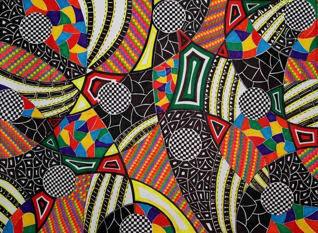 Art which aims to spread the message of love, positivity and peace ...