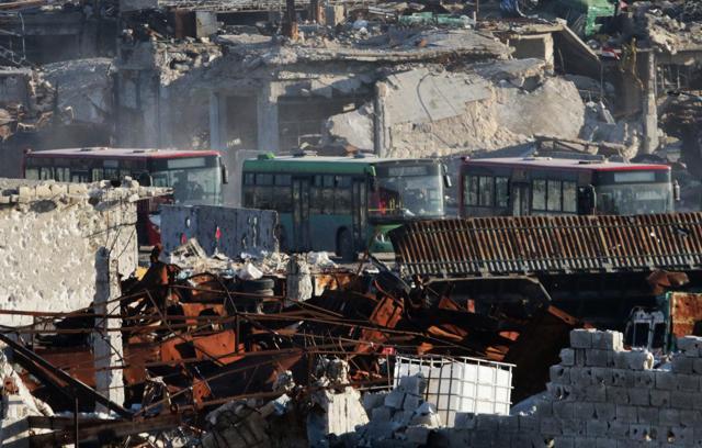‘This is a disaster’: Aleppo evacuations suspended again after deadly ...