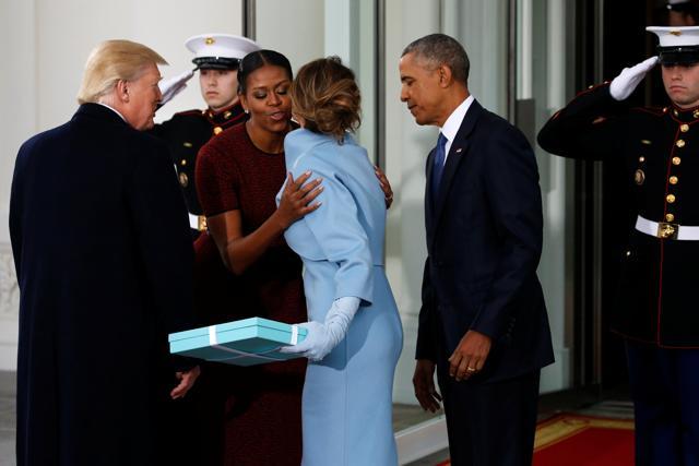 Donald Trump, Melania meet Barack Obama, Michelle ahead of oath-taking ...