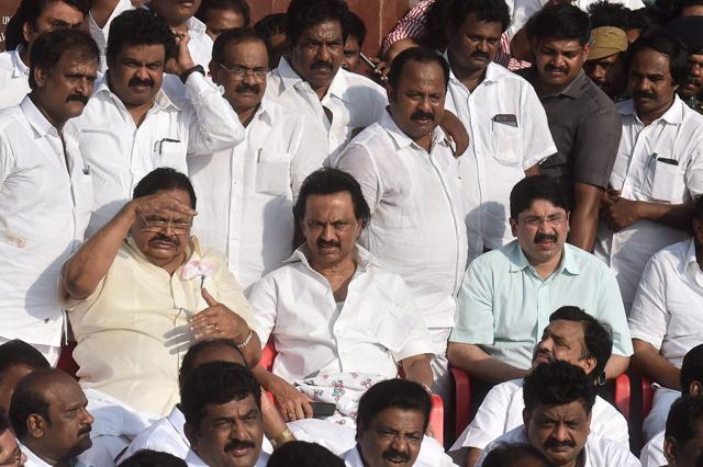 DMK leaders to go on hunger strike on Feb 22 to protest ‘illegal’ trust ...