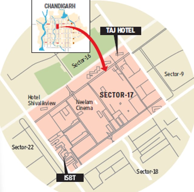 HT Special | Reviving Chandigarh Sector 17: Space aplenty, parking a ...