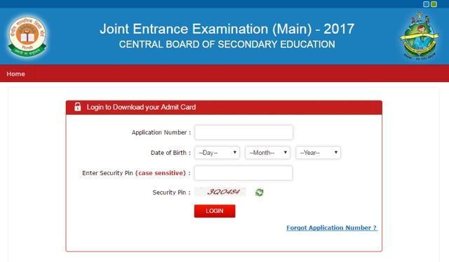 IIT JEE Main 2017 admit cards released, download them here | Hindustan ...