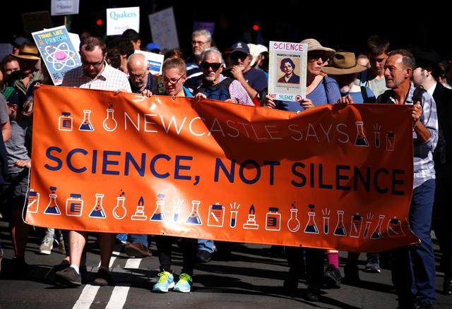 In Pics: Global ‘March for Science’ protests call for action on climate ...