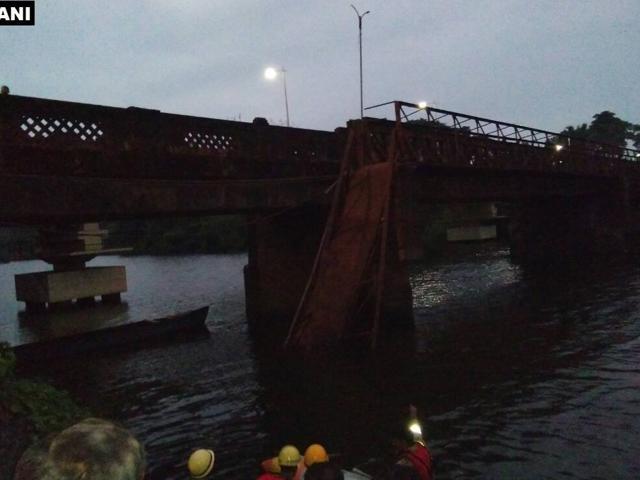 Two dead, several missing as bridge collapses in Goa | Latest News India