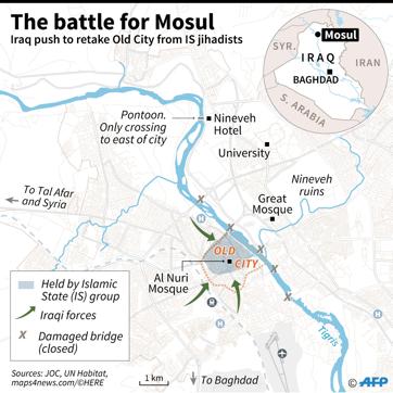 Battle for Mosul goes house to house as Islamic State fighters defend ...