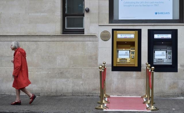 World’s first ATM machine turns to gold on 50th birthday | World News ...