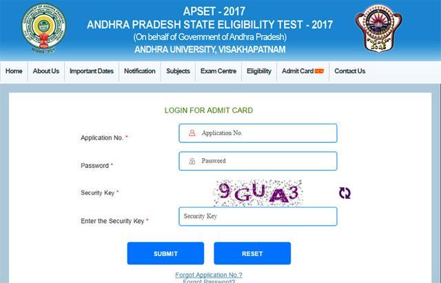APSET 2017 hall tickets/admit cards released, download them here ...