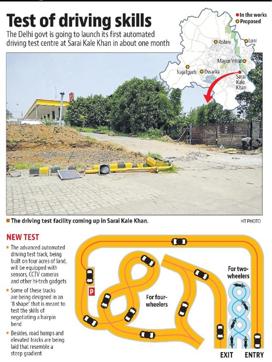 Soon, clear the track test to get a driving licence in Delhi | Latest ...