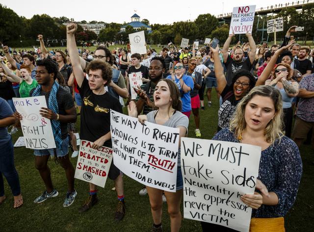 After Charlottesville, far-right groups take to colleges to spread ...