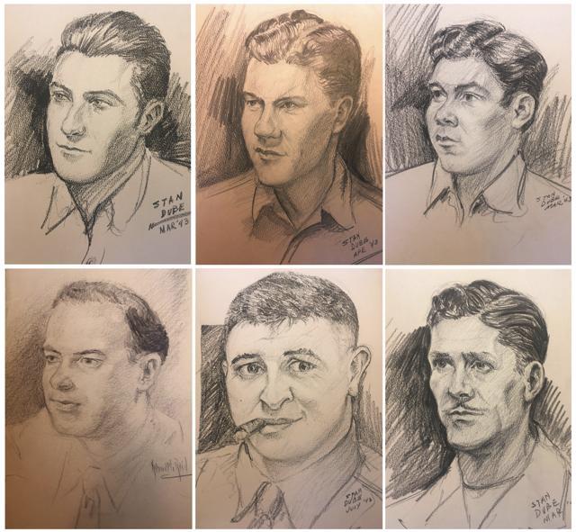 Faces of war: Who are the men in soldier’s World War II sketches ...