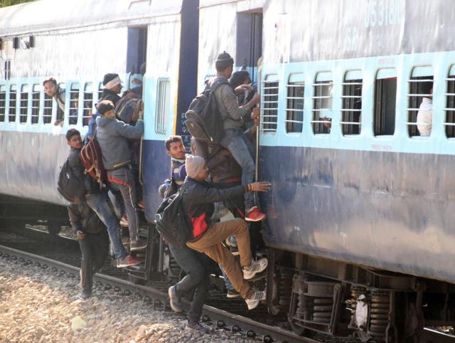 Army job aspirants ‘hijack’ train, harass passengers in Guna; no action ...