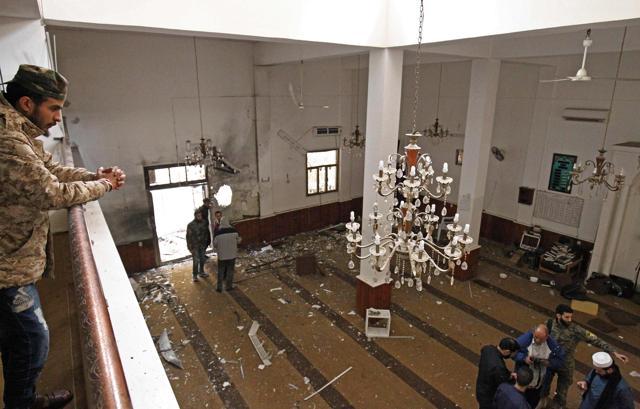 Twin bomb blasts strike mosque in Libya’s Benghazi; one dead, 129 ...