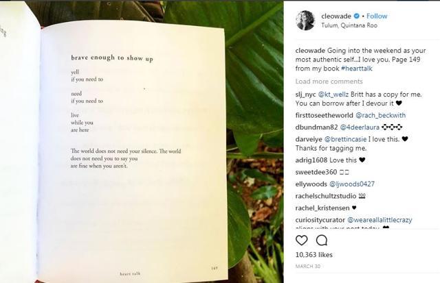 Insta poet Cleo Wade’s new book Heart Talk encourages a healthy soul ...