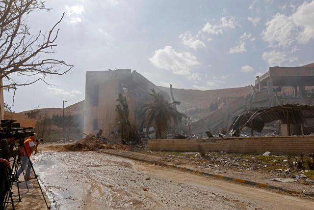 In pics: Syria air strike reduces research centre to smoking rubble ...
