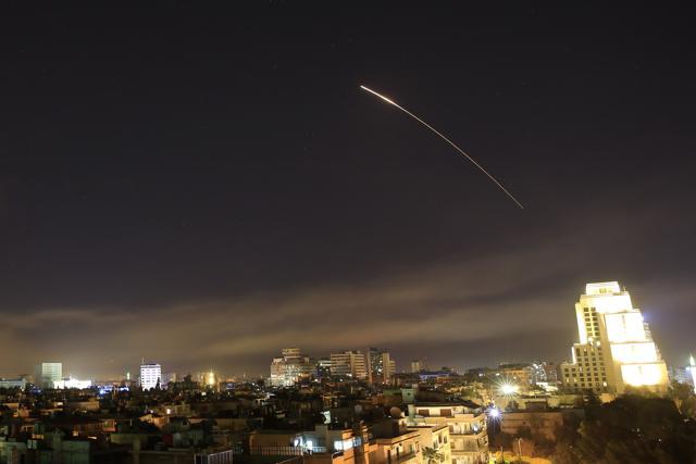 Loud explosions, Damascus sky turns orange as Trump announces Syria ...
