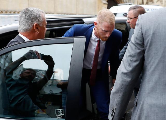 Ben Stokes arrives at Bristol court to face trial in nightclub brawl ...