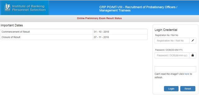 Announced: IBPS PO Prelims result 2018 declared at ibps.in, here’s ...