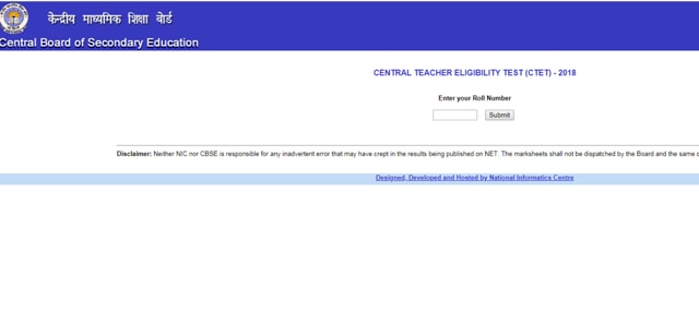 CBSE CTET Results 2018 declared at ctet.nic.in, here’s how to check - Hindustan Times