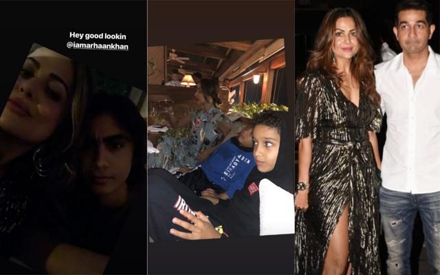 Malaika Arora attends sister Amrita Arora’s birthday party with son ...