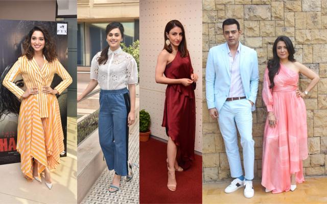 Vicky Kaushal, Janhvi Kapoor, Ishaan Khatter attend Russell Peters ...