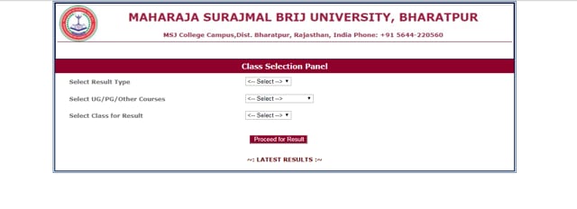 MSBU UG Result: Maharaja Surajmal Brij University BA Results declared ...