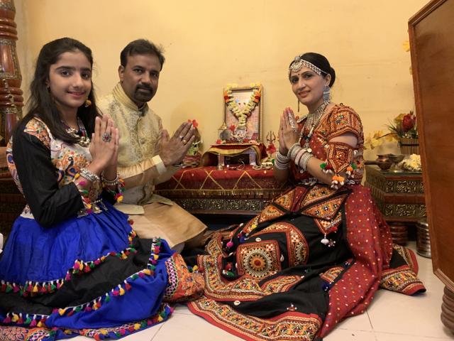 Spirits soar as families celebrate of Navratri, Durga Puja and Dussehra ...