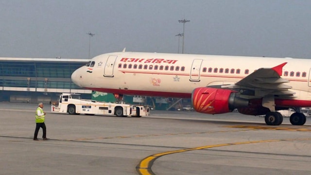 Air India is world’s first airline to use TaxiBot on A320 aircraft with ...