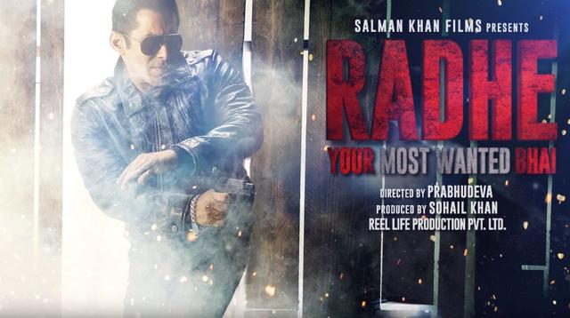 Salman Khan shares Radhe first look, to return as Most Wanted Bhai on ...