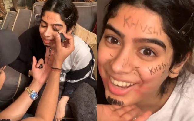 Janhvi Kapoor expresses her state of mind through painting, Khushi gets ...