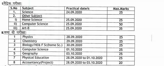 HPSOS 10th, 12th practical exam date sheet released at hpbose.org ...
