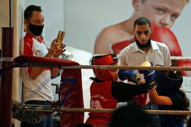 Young Palestinian girls compete in rare female boxing tournament in ...
