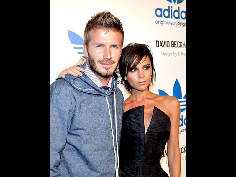 Watch: Victoria-David pucker up for crowd - Hindustan Times